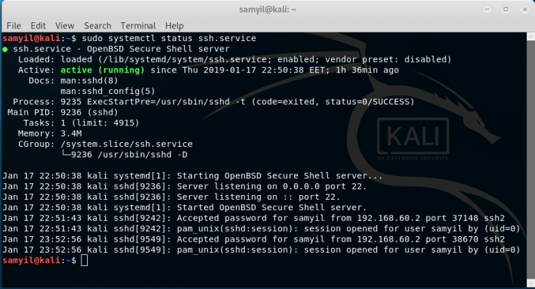 Enable And Start Ssh On Kali Linux АЙТИСЪРВИС 2009 ЕООД