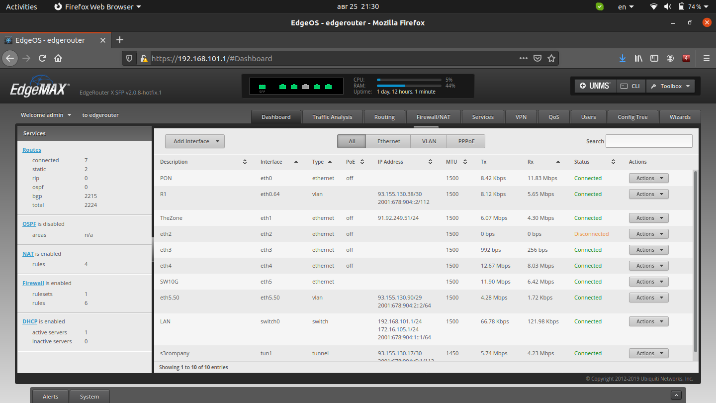 EdgeRouter BGP sample configuration – part 3 – АЙТИСЪРВИС