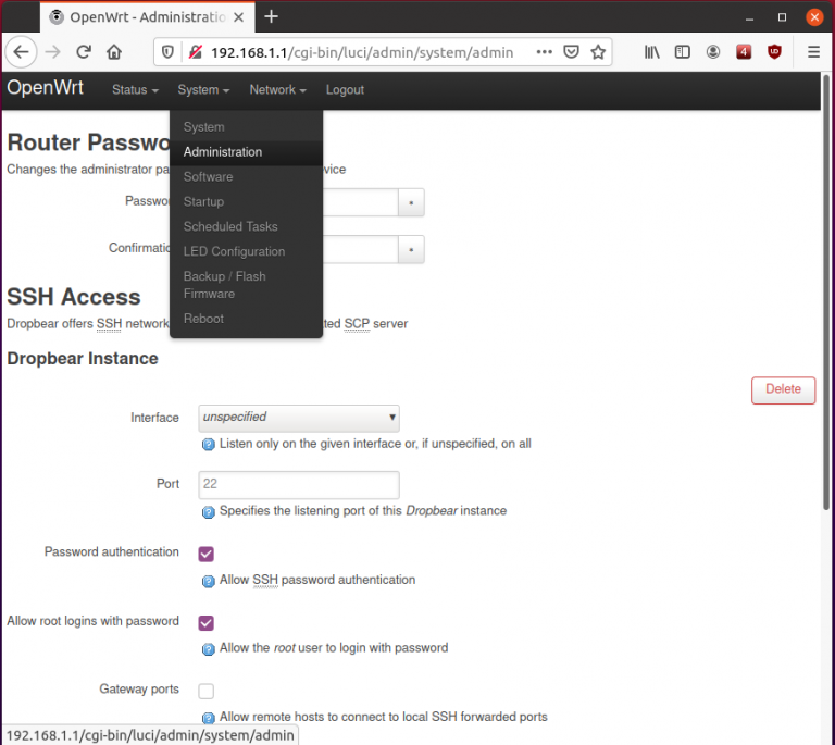 OpenWrt – WAN, LAN, WIFI интерфейси – АЙТИСЪРВИС