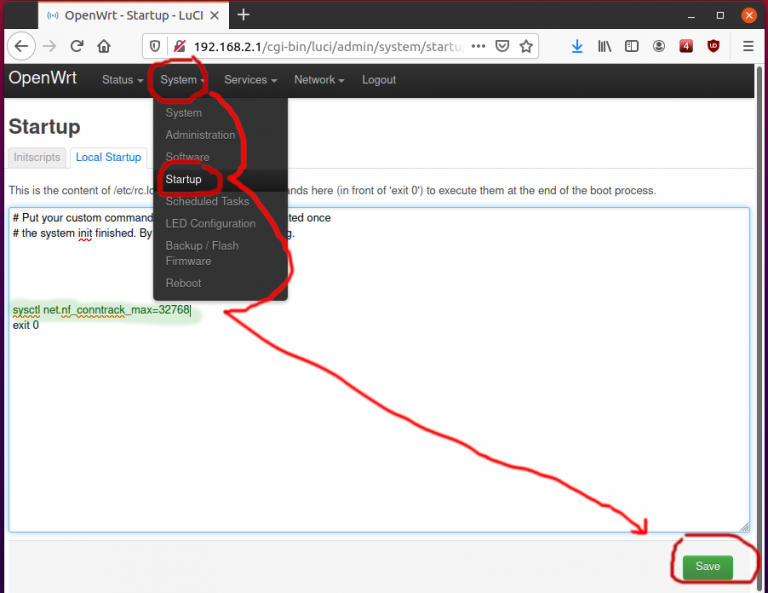 OpenWrt – conntrack-max – АЙТИСЪРВИС